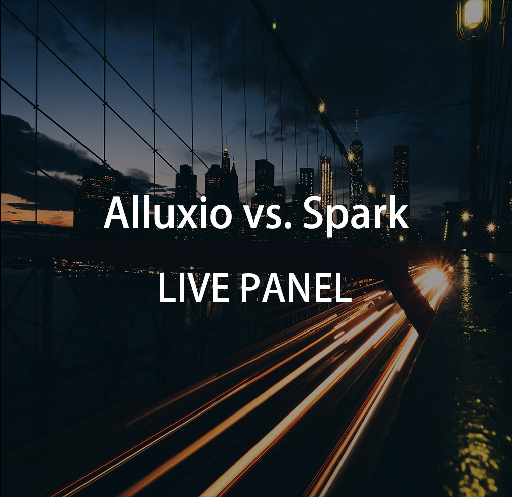 Live Webinar: Running Apache Spark with Alluxio for Fast Data Analytics - Data Application Lab