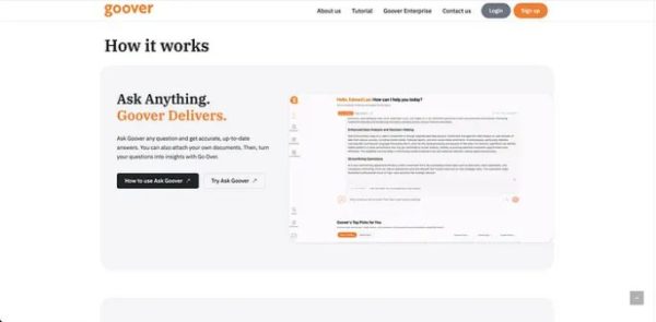 Goover——挑战Perplexity AI的新搜索引擎 - Data Application Lab