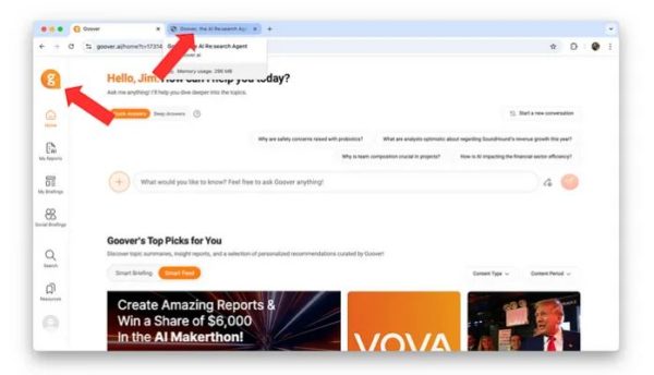 Goover——挑战Perplexity AI的新搜索引擎 - Data Application Lab